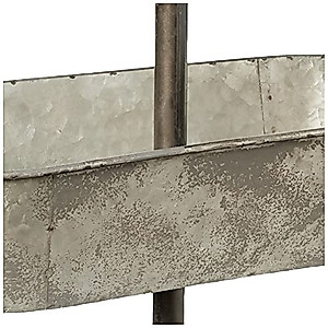 Creative Co-Op Metal 3 Tier Container with Wood Handle