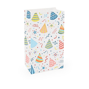 Juvale Confetti Design Birthday Party Favor Goodie Bags - 36 Pack of Fun and Festive Treat Bags for Party Favors and Gift Giving