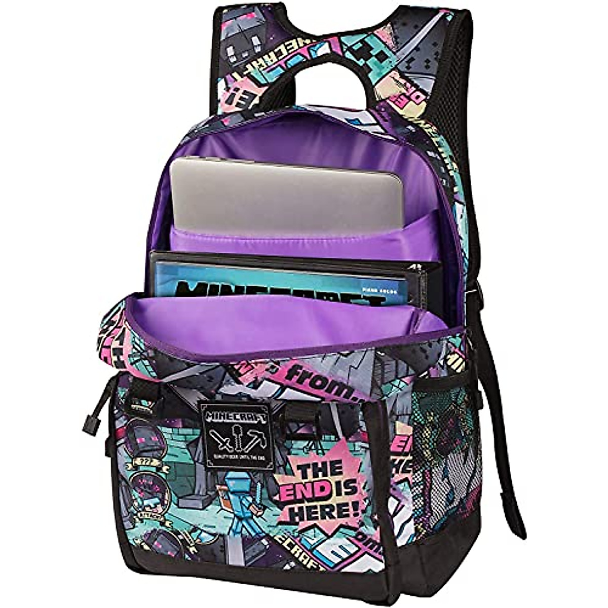 Game Anime Backpack, Cartoon Backpack, Cosplay Backpack, Casual Daily Bag,17-inch Backpack Suitable for Multi-scene Use (D)