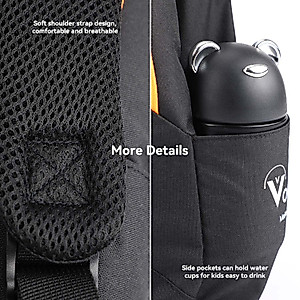 Voova Kids Backpack for Teen Girls Boys, Cute Mini Backpacks for Toddlers Preschool and Kindergarten, Waterproof Lightweight Small School Bookbag Fits 3 To 12 Years Old for School and Travel, Pink