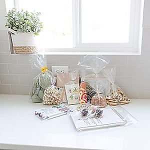 200 Clear Plastic Cellophane Bags Cake Pop Bags 3 in x 4 With 4" Twist Ties Candy Bags Cookie Bags Treat Bags Clear Gift Bags Cellophane Treat Bags 3x4 Inch