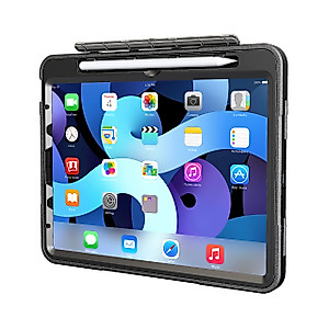 New Trent New iPad Pro 11 4th Gen 2023, iPad Air 10.9 6th 5th 4th Gen Case, iPad Pro 11 2nd 3rd 4th Gen Case with Pencil Holder Screen Protector Kickstand, Hand Strap iPad Pro 11 inch