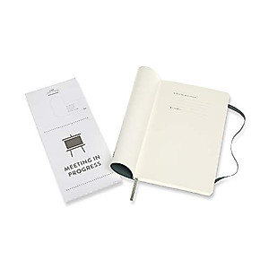 Moleskine PRO Notebook, Soft Cover, Large (5" x 8.25") Professional Project Planning, Forest Green, 192 Pages