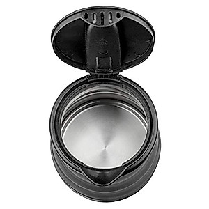 Brentwood Appliances KT-1508BK .85-Quart Dual-Voltage Collapsible-Travel Kettle (Black), 0.85Q