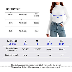 Zengjo Thermal Base Layer Women Mock Neck Long Sleeve(Purple,XL)