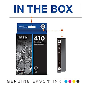 EPSON T410 Claria Premium - -Ink Standard Capacity (T410020-S) for select Epson Expression Premium Printers, Black