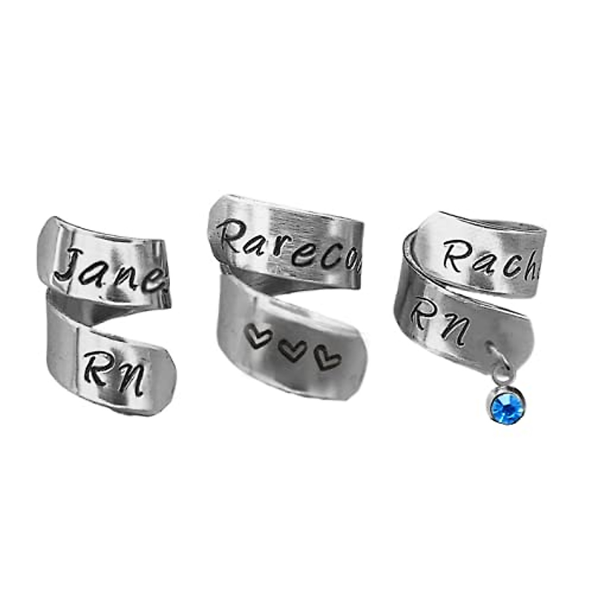 International Nurse day Gift, Aluminium Stethoscope ID Tag with Birthstone charm, Stethoscope Charm, Stethoscope Name Tag, Nurse Appreciation Gift, Nurse Graduation Gift, Pinning Ceremony Gift