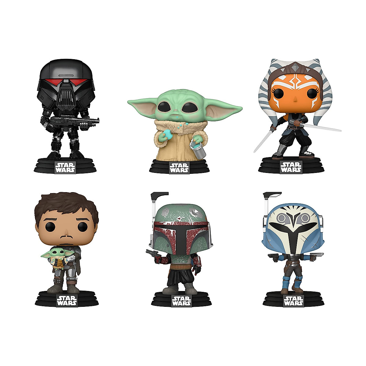 Funko Star Wars Mandalorian Complete Set (6) Pop!