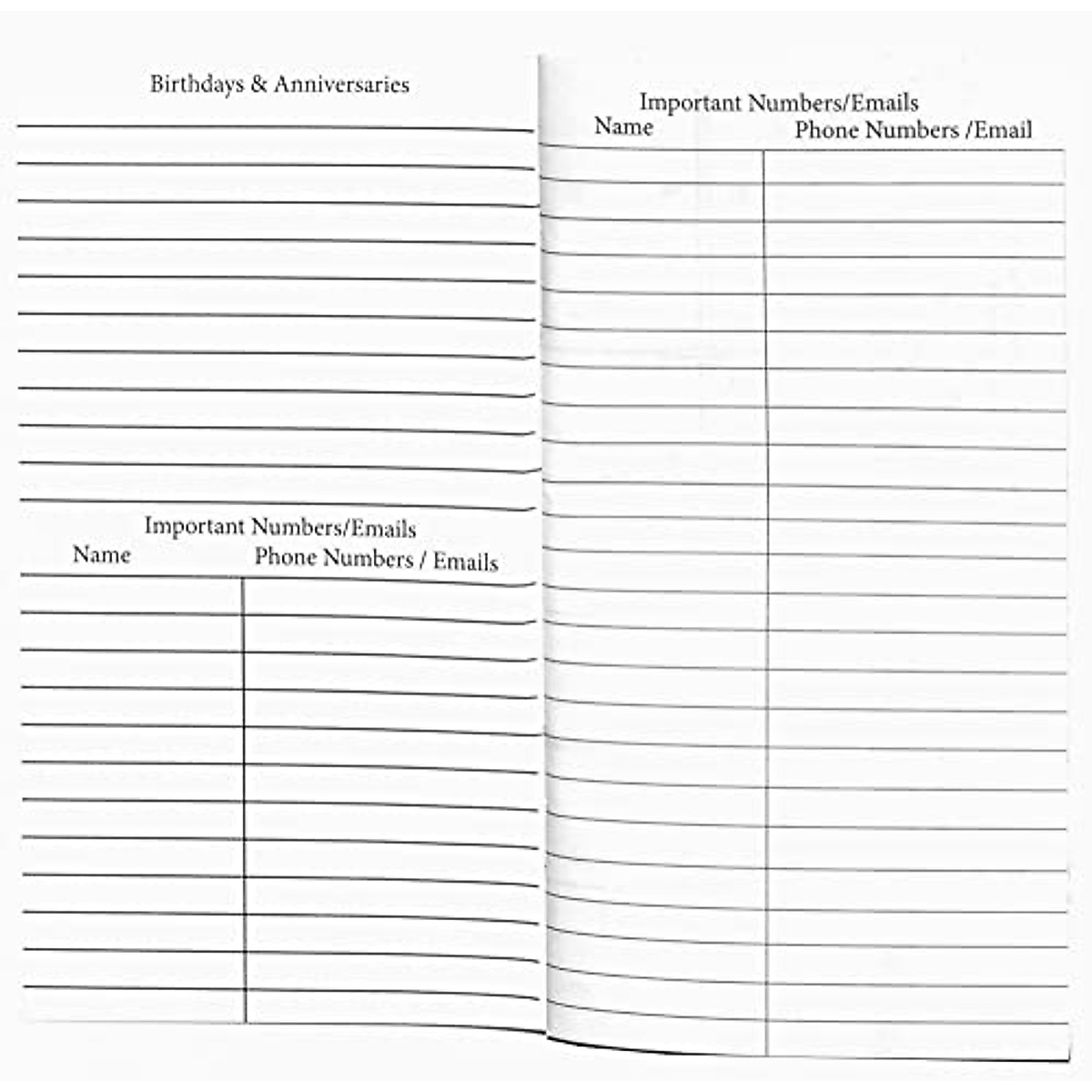 2 Year 2024 2025 Pocket Calendar Planner Datebook Replacement Insert (1)