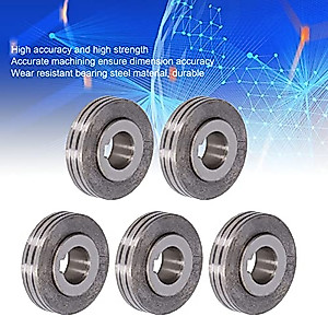 5Pcs Welder Wire Feed Roller Groove Feeding Guide Wheel 0.8 to 1.0mm for Electronic Appliances, Instrumentation, Home Appliances, Welding Components