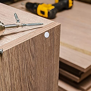 4 Sizes White Plugs Hole Cabinet Hole Plugs Plastic Plugs for Holes in Locking Hole Tube Furniture (3/16 Inch,5/16 Inch,3/8 Inch,1/2 Inch)(200 Pieces)