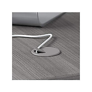 Bush Business Furniture Studio C Collection Desk Shell, Platinum Gray