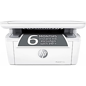 HP Laserjet Compact Wireless Monochrome All-in-one Laser Printer with HP+, Print Copy Scan 3-in-1 for Home Office, 21ppm, Mobile Printing, Wi-Fi, Bonus 6 Months Instant Ink, Lanbertent Printer Cable
