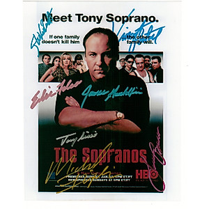 Kirkland The Sopranos, Classic TV Show, 8 X 10 Photo Display Autograph on Glossy Photo Paper