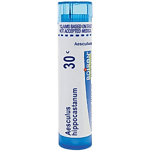 Boiron Aesculus Hippocastanum 30C, 80 Pellets, Homeopathic Medicine for Hemorrhoids