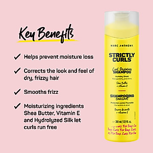Marc Anthony Strictly Curls Curl Defining Shampoo, 12.9 Ounces (129319)