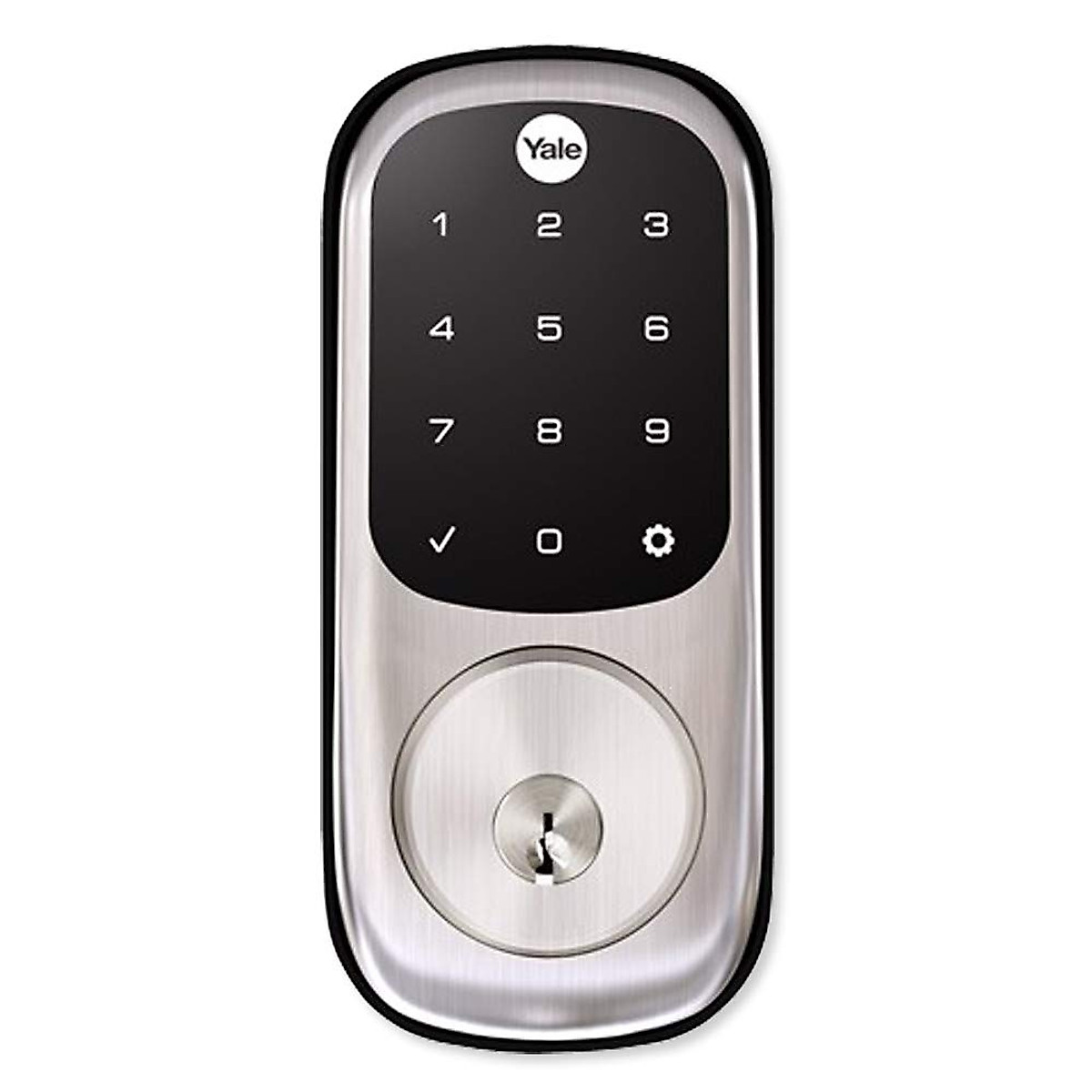 Yale Assure Lock with Zigbee - Smart Touchscreen Keypad Deadbolt - Works with Xfinity Home, Amazon Echo Show, Amazon Echo Plus and More - Satin Nickel