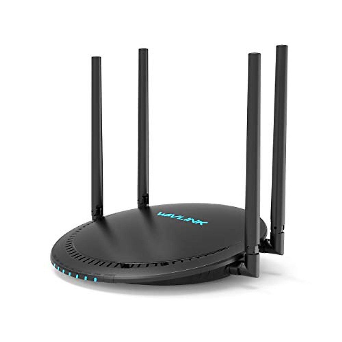 WAVLINK AC1200 Smart Gigabit WiFi Router-Dual Band MU-MIMO Wireless Internet Router with 4X Antennas for Online Game & HD Video,Patented TouchLink,More Reliable Long Range Coverage