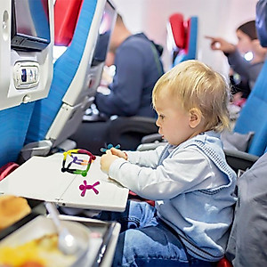 MAGMEN Upgraded Strenght Magnetic Travel Toys for Toddler, Stretchy Magnetic Fun (Ages 3+) Pack of 10 Solid