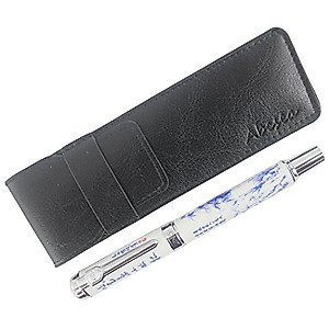 Abcsea Blue and White Porcelain Series Fountain Pen, Genuine Ceramic w/ Chinese Painting - Bamboo