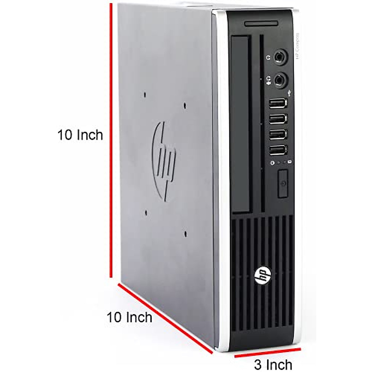 HP 8300 USFF Computer Desktop PC, Intel Core i7 3.4GHz Processor, 8GB Ram, 120GB Solid Drive, WiFi | Bluetooth, 1080p Webcam, Wireless Keyboard & Mouse, 19 Inch Monitor, Windows 10 (Renewed)