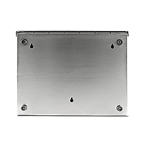 Stainless Steel Wall Mounted Mailbox, Custom Mailbox, Herman Mailbox by Movo Home (Large)