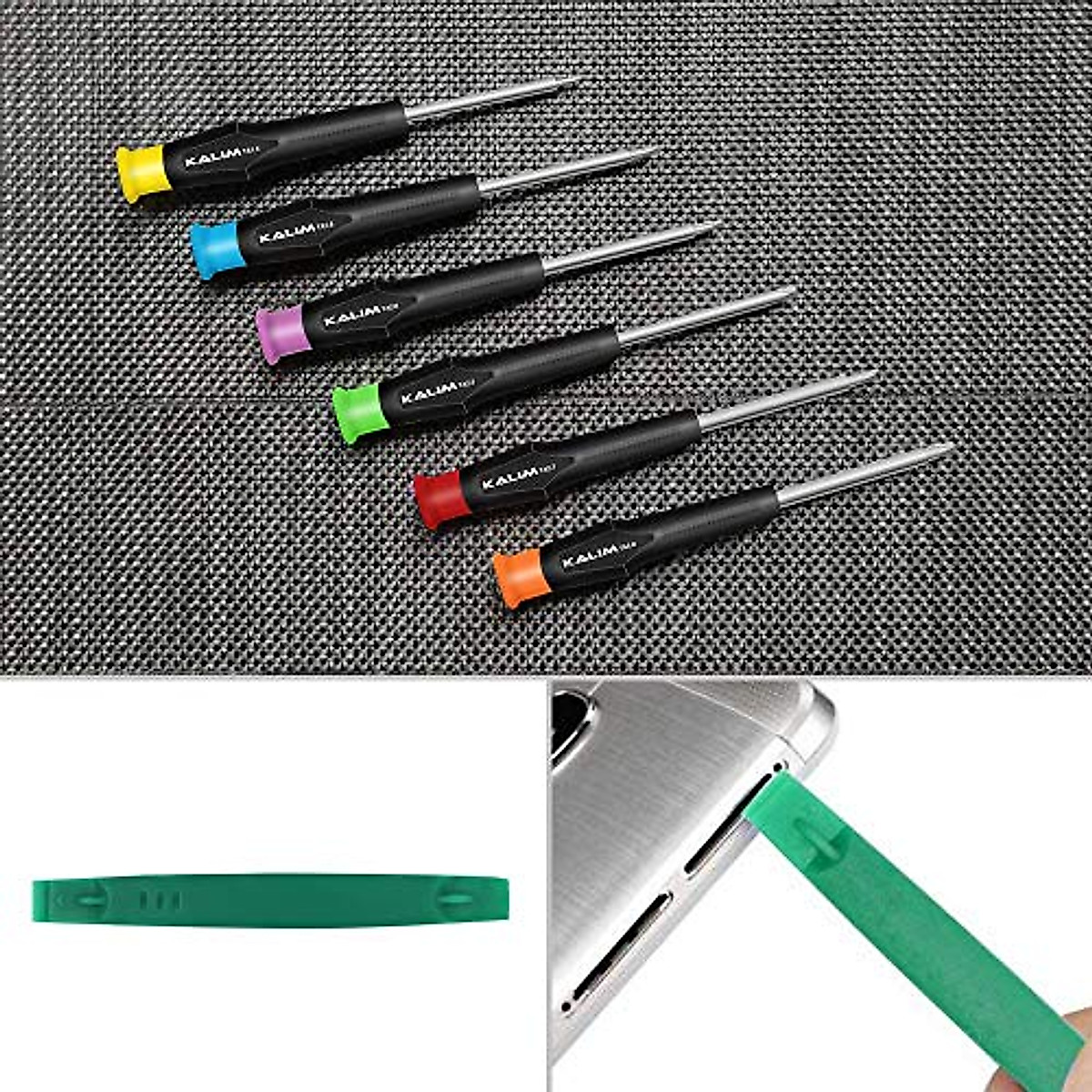 KALIM Triangle Head Screwdriver Set, 6 PCS Repair Insulation Set, Triangle Driver Set for Thomas McDonald's Toy, Suitable for Electronic Equipment Disassembly, Toy Repair, etc.(TA1.4-TA3.0)