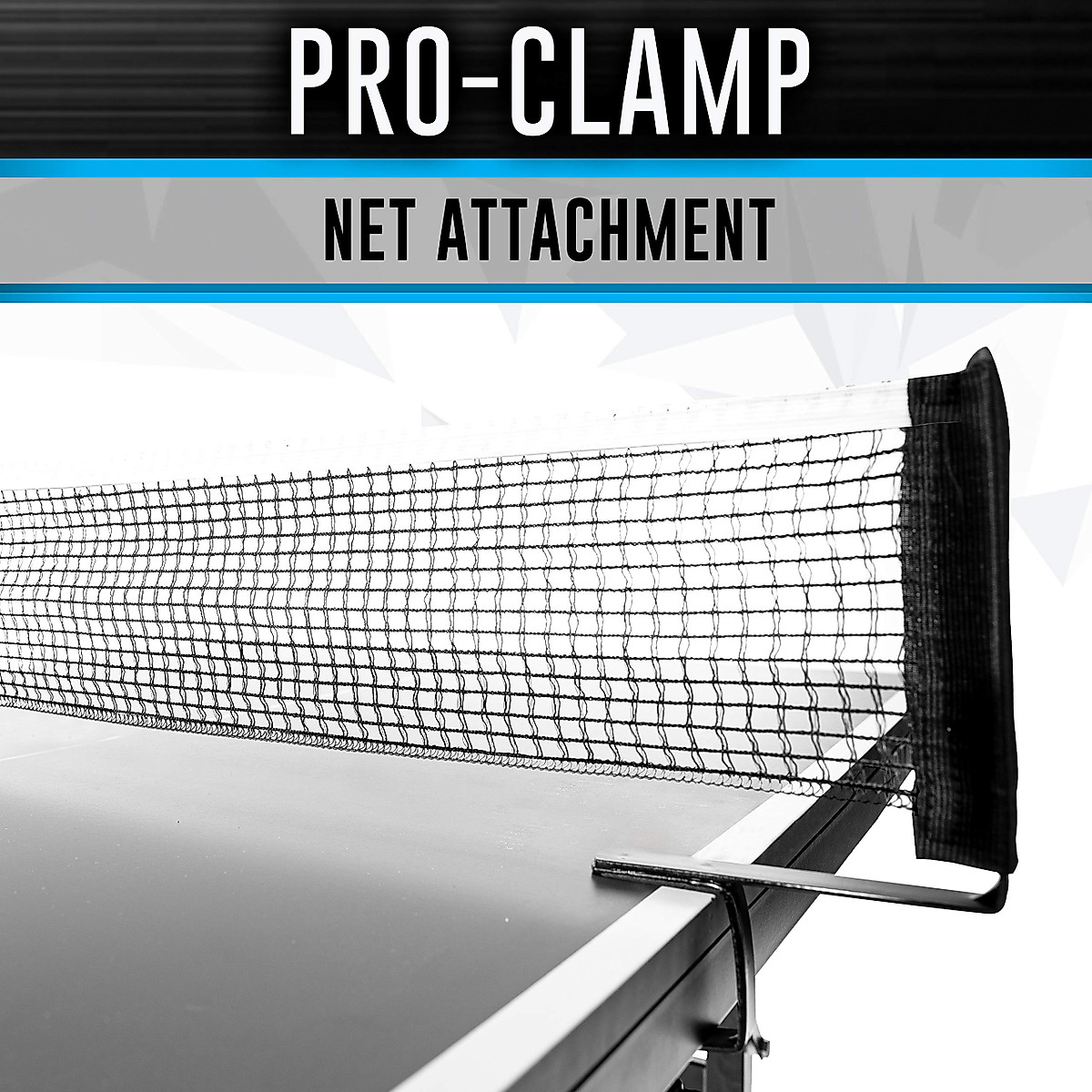 Franklin Sports Mid-Sized Table Tennis Table - Optimum Mid-Size Table - Perfect for Kids or Smaller Rooms - Easy Assembly - Pro Quality - 53" x 29.5", Blue/White