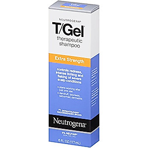 Neutrogena T/Gel Therapeutic Shampoo, Extra Strength, 6 Ounce