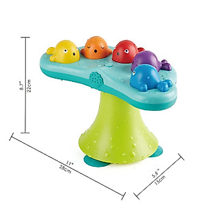 Hape Music Fountain Bath Toy| Whale Bathtub 2 Play Modes Toy with Music| Bathroom Shower Toy for Toddlers