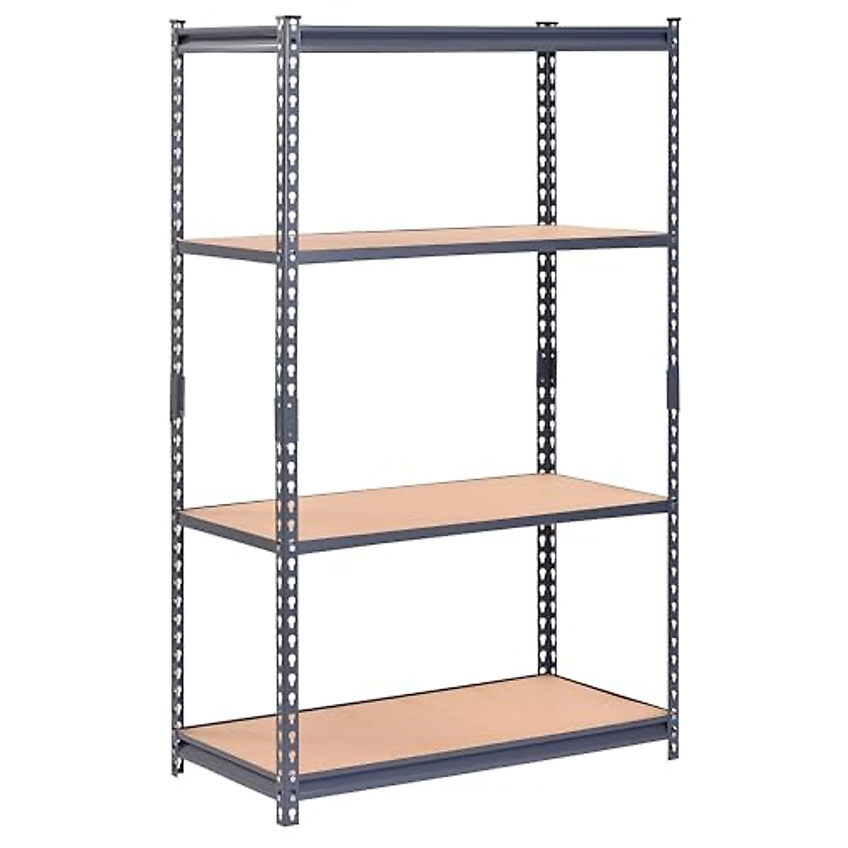 Muscle Rack UR361860-P 4-Tier Steel Shelving Unit 36" Wx18 Dx60 H in Gray