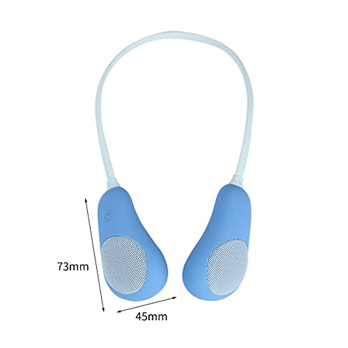 areclern Wireless Portable Speaker Neckband Hands-Free Call Bluetooth Speakers Outdoor Bluetooth Speakers with Subwoofer for Home Desktop Office Black