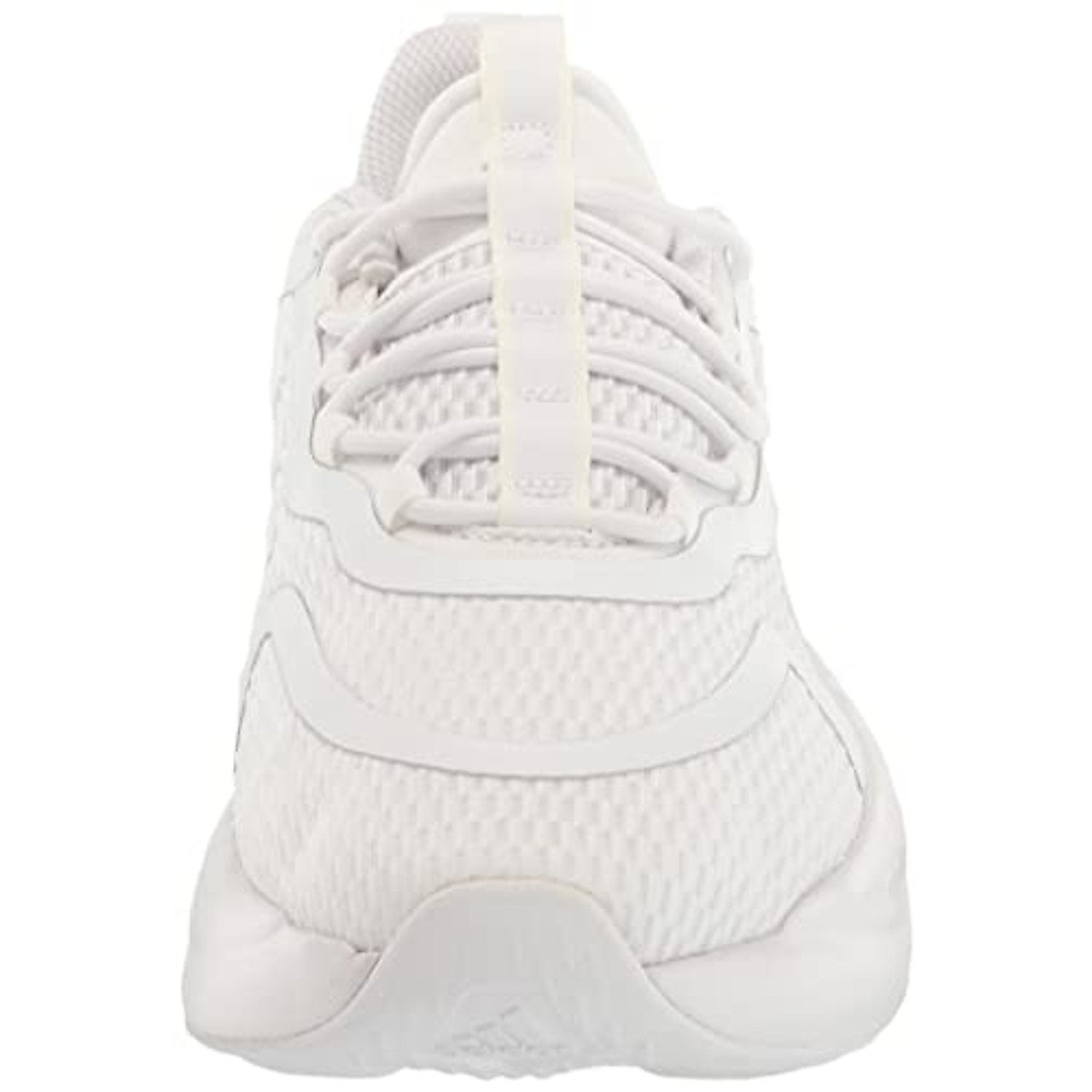 adidas Men's Alphabounce+ Running Shoe, White/White/White, 11