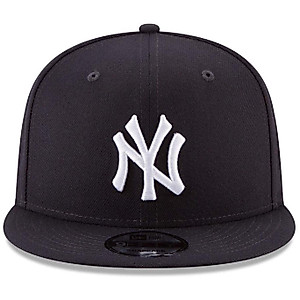 New Era New York Yankees Exclusive Selection 9FIFTY Snapback Adjustable Hat Cap- OSFM (Side Patch Subway Series)