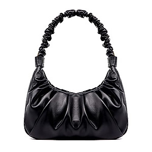 PS PETITE SIMONE Small White Purse Sofii Shoulder Bag Mini Black Clutch Purses for Women Trendy Handbag Beige Purse