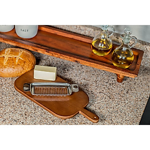 Fanatical Chef Stainless Steel Butter Slicer - Single Stick Butter Cutter for Butter Squares - Makes Individual Butter Pats for Baking Pastry Dough - Handheld Butter Measurement Tool