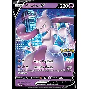 Pokemon - Mewtwo V -SWSH223 - Black Star Promo - Pokemon Go