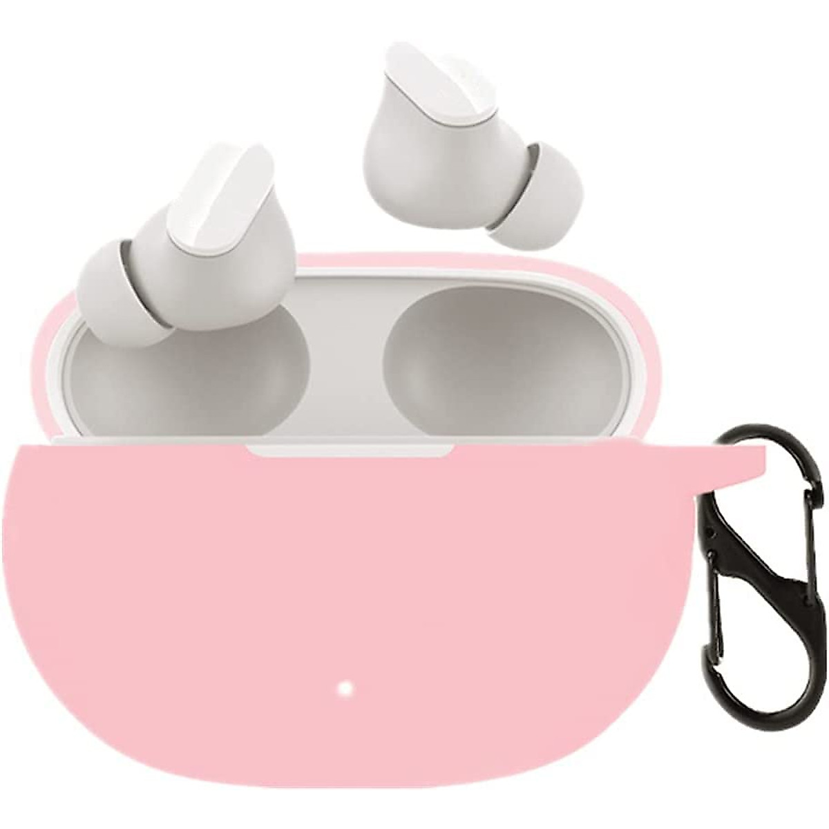 Ankersaila Soft Silicone Case Compatible with Beats Studio Buds, Scratch/Shock Resistant Protective Case Cover (Pink)