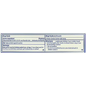 Crest Cavity Protection Fluoride Anticavity Toothpaste Regular Paste 0.85 oz Travel Size (Pack of 4)