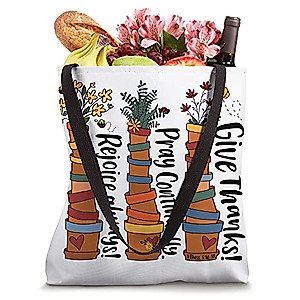 Rejoice Always, Pray Continually, Give Thanks! Christian Tote Bag