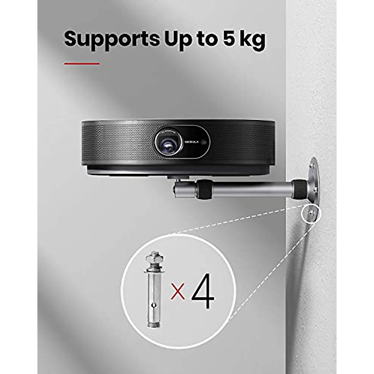 Anker Nebula Cosmos Max 4K UHD Projector with Projector Stand