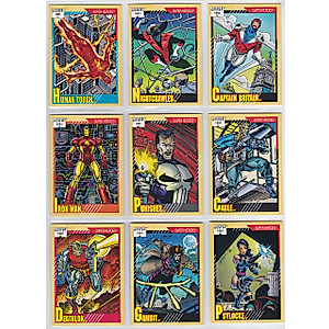 Impel 1991 Marvel Universe Series II Base Set of 162 Trading Cards NM/M Spider-Man, X-Men