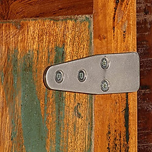 vidaXL Bedside Cabinet TV Cabinets Nightstand Bed Cabinet Box Cabinet Bedside Table Durable Strong Unique 19.7"x11.8"x19.7" Solid Reclaimed Wood