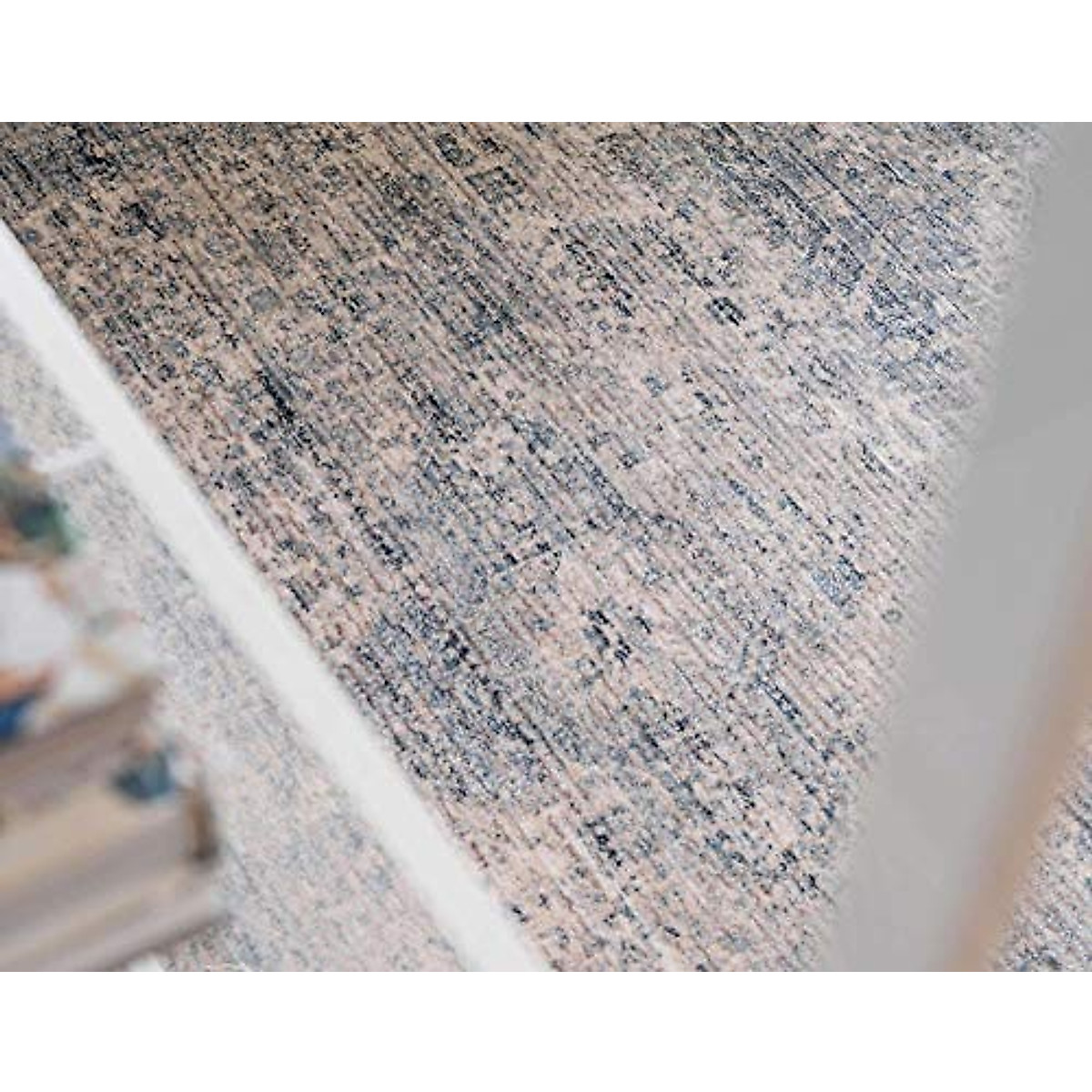 Unique Loom Noble Collection Area Rug - Elizabeth (2' 2" x 3' 1" Rectangle, Gray/ Light Blue)