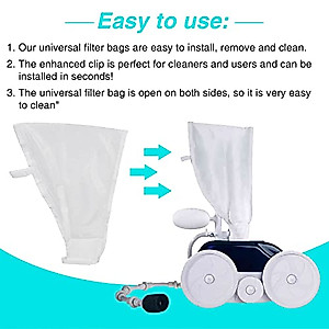 All Purpose Bag for Polaris 180 Pool Cleaner, All Purpose Bag A16, A-16-2 Pack