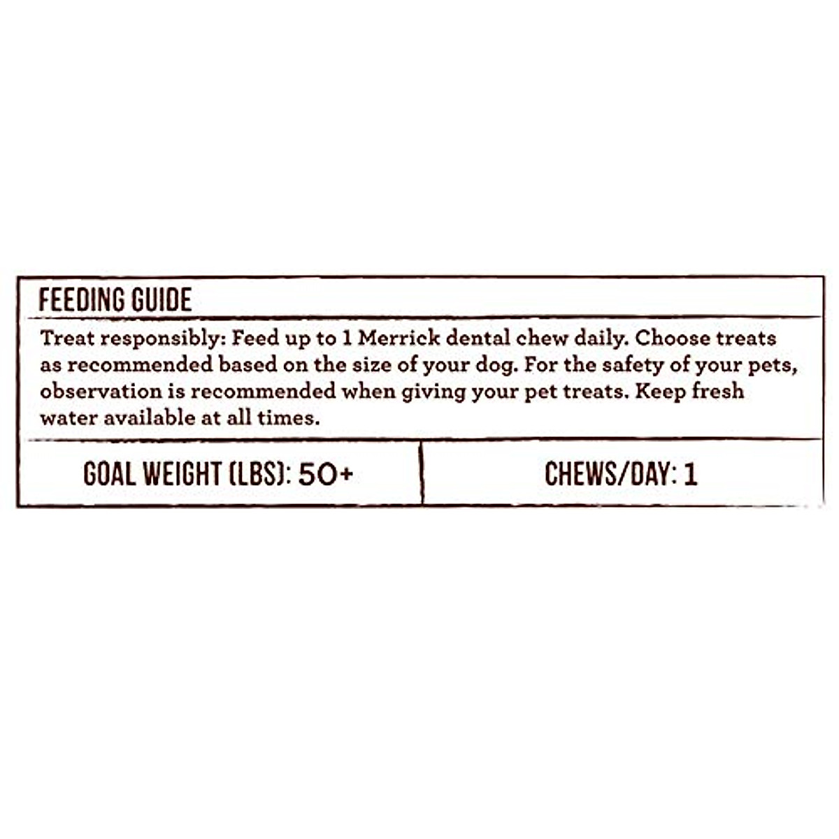 Merrick Fresh Kisses Oral Care Dental Dog Treats for Large Dogs Over 50 lbs