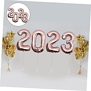 ERINGOGO 1 Set 2023 Aluminum Film Balloon Garland Decor Suit for Kids Chinese Decor Aluminum Foil Balloon New Years Eve Party Supplies 2023 2022 Ballons Aluminum Film Rose Gold Party Favors