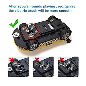 Electric High-Speed Slot Car Race Track Sets,1:43 Scale Dual Race Track with 2 Slot Cars and 2 Hand Controllers,Race Track for 6 7 8 9 10 11 12 Boys Girls