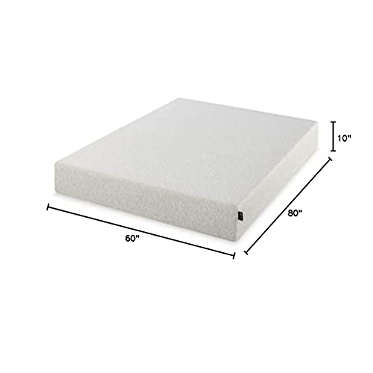 Zinus 10 Inch Ultima Memory Foam Mattress / Pressure Relieving / CertiPUR-US Certified / Mattress-in-a-Box, Queen
