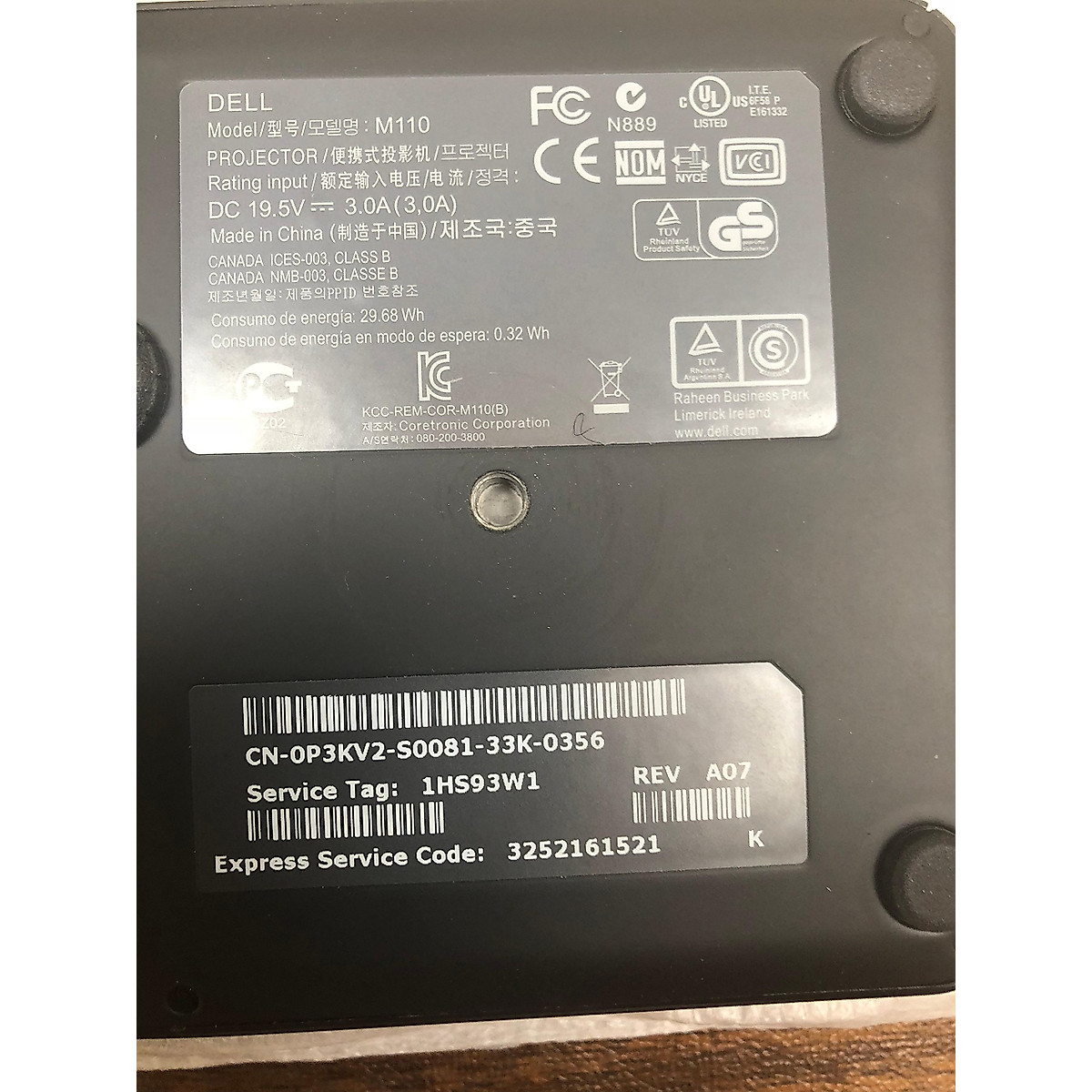 Dell M110 Ultra-Mobile Projector